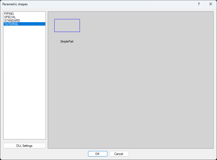 Add DLL to Parametric shapes in IGEMS – IGEMS Support center