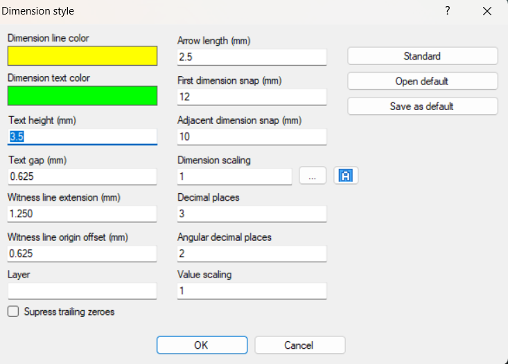 Dimension Style – IGEMS Support center