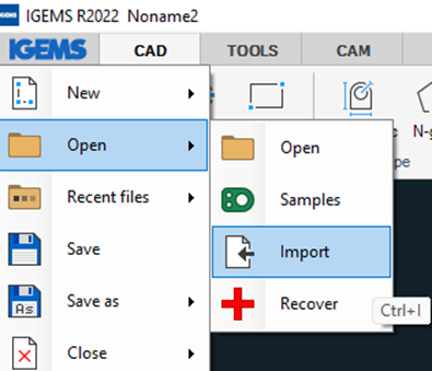 Import – IGEMS Support center