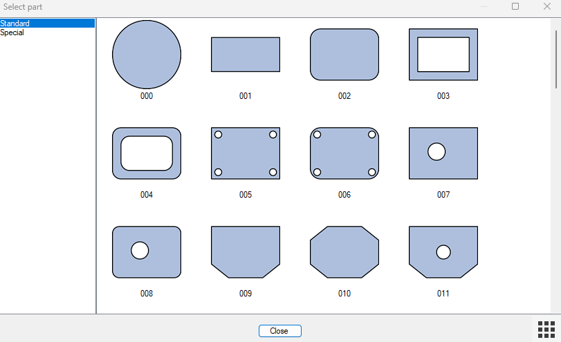Python Parametric Parts – IGEMS Support center